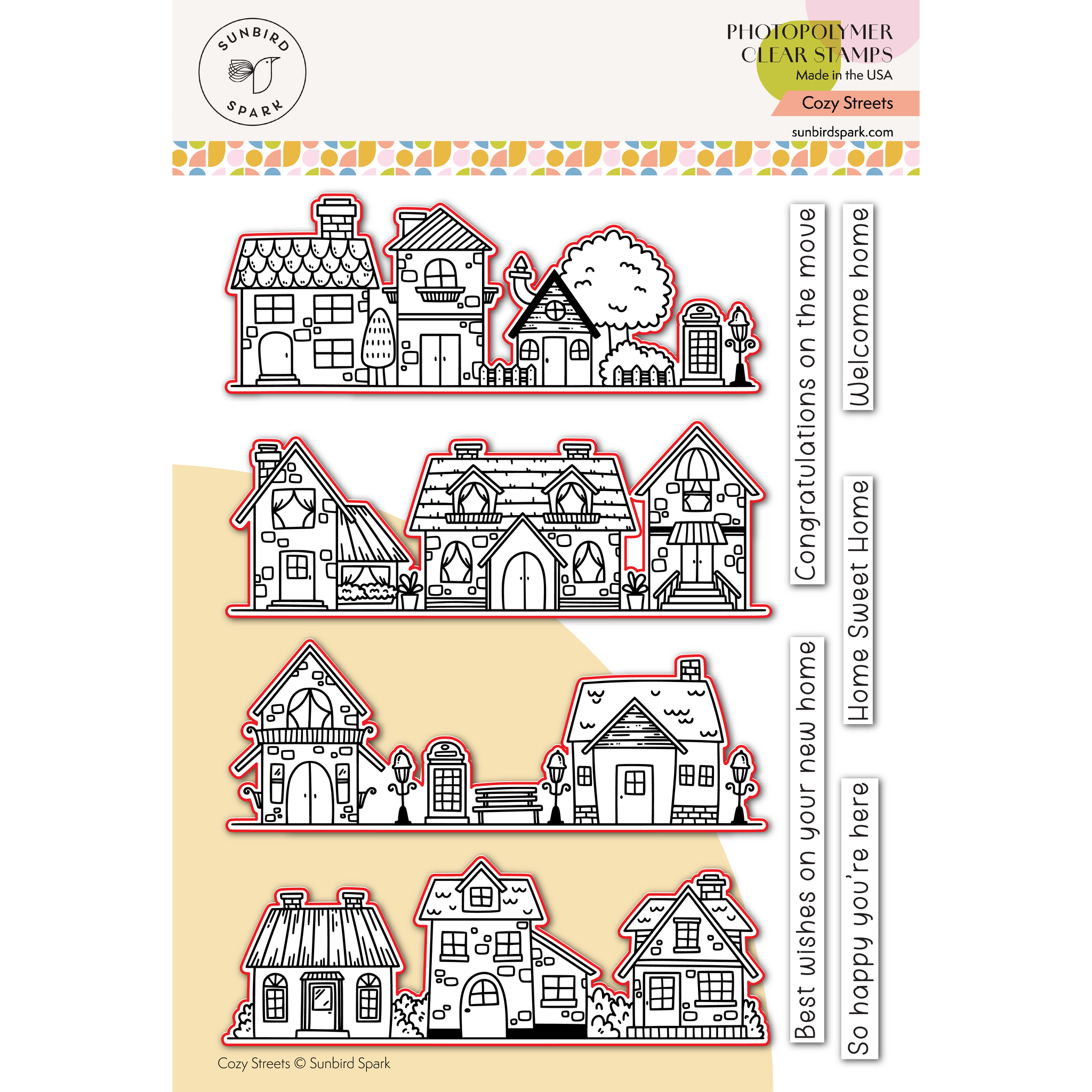 Cozy Streets - Coordinating Crisp Cuts™ - Craft Dies