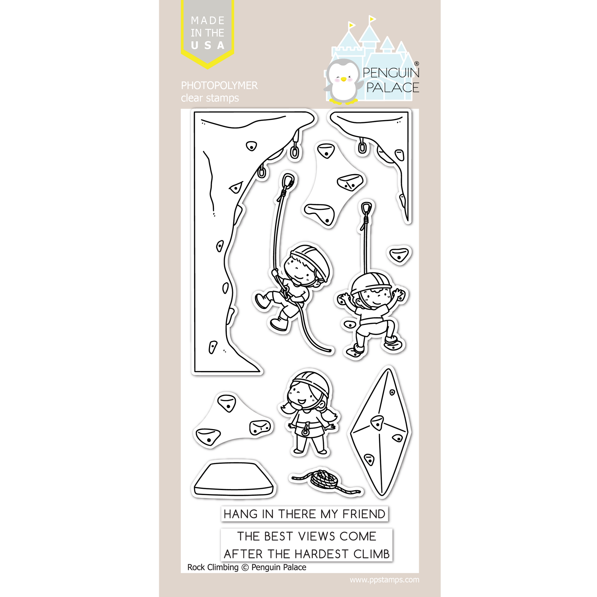Rock Climbing - Clear Stamps