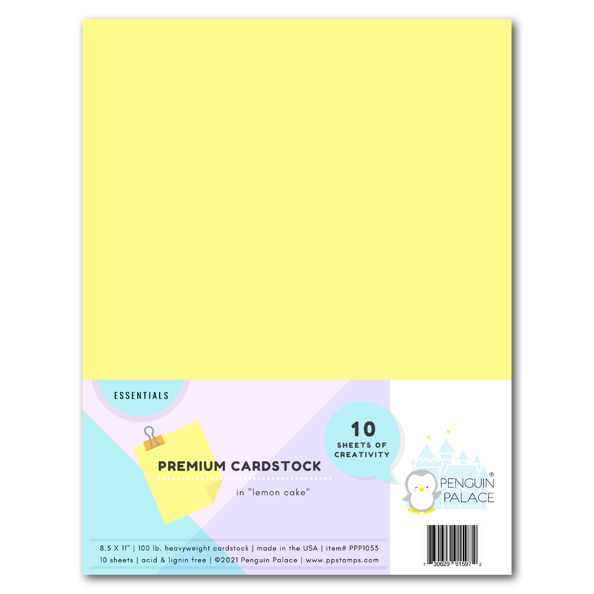 Lemon Cake - Heavyweight Premium Cardstock